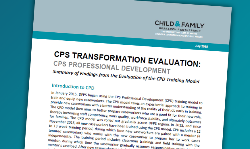 CPS Transformation Evaluation: CPS Professional Development - Summary ...