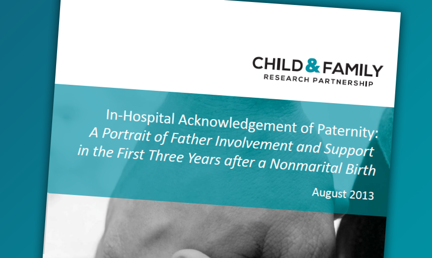 In-Hospital Acknowledgement of Paternity: A Portrait of Father ...